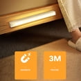 4PC Punch-Free Smart Sensor Magnetic Rechargeable LED Lights - Magnetic ...
