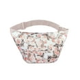 Everest Signature Patterned Unisex Fanny Pack, Black - Walmart.com