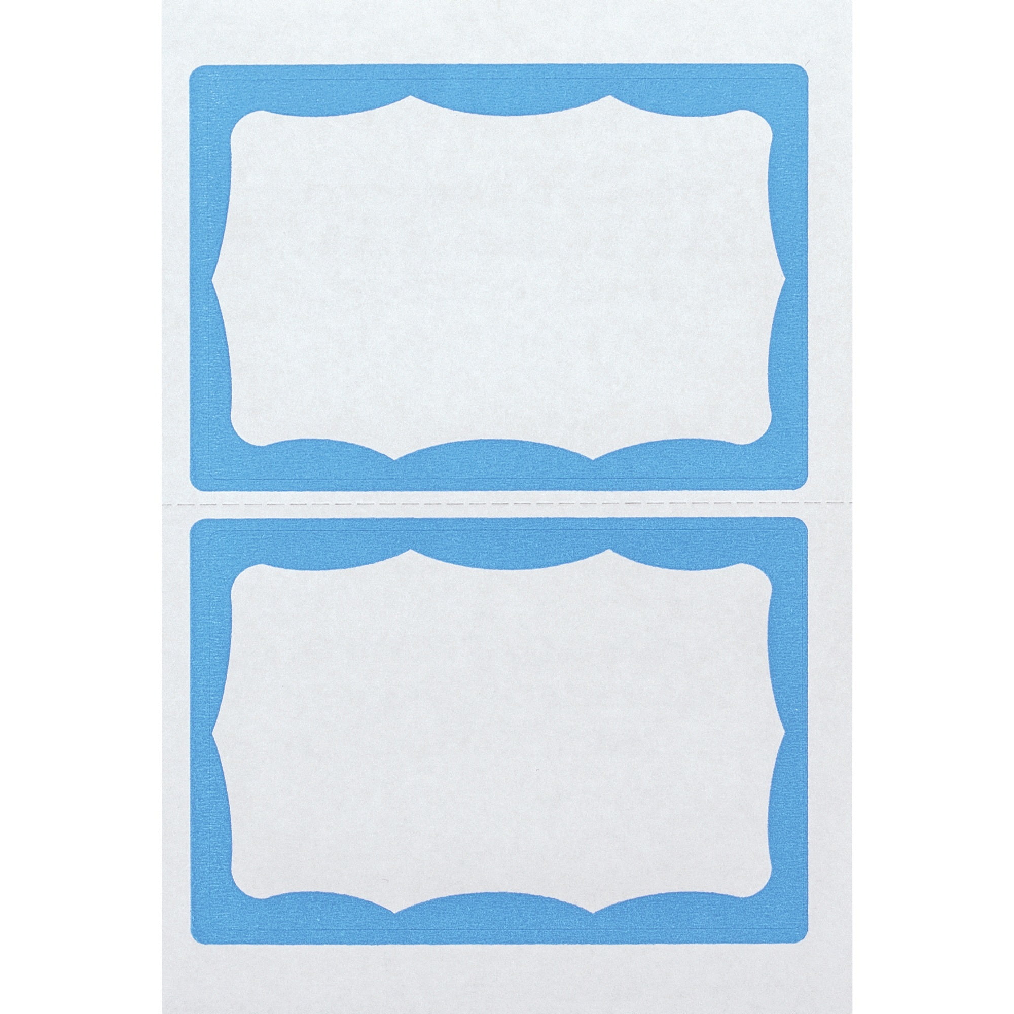 Advantus, AVT97048, Color Border Adhesive Name Badges, 100 Per Box ...