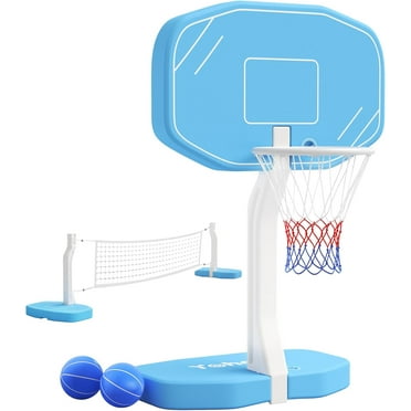 Dunn Rite PoolSport Stainless Combo: Portable Pool Volleyball Net ...