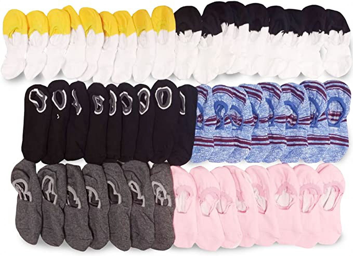 Various Sample Wholesale Bulk Socks Mixed 50 Pairs Valuable Pack (Women ...