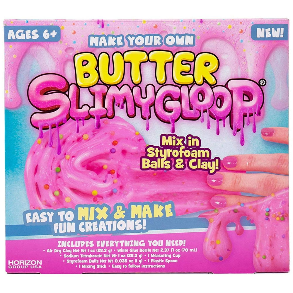 Make Your Own Butter SLIMYGLOOP®, D.I.Y. Slime Kit, Ages 6+, Smooth ...