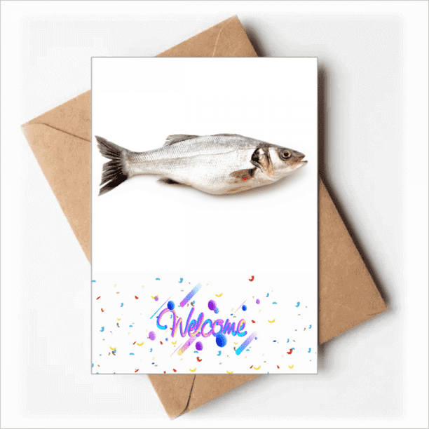 Ocean Fish Alive Activity Welcome Back Greeting Cards Envelopes Blank ...