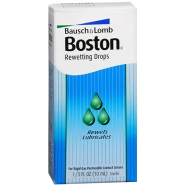 Boston® Rewetting Drops for Rigid Gas Permeable Contact Lenses - from ...