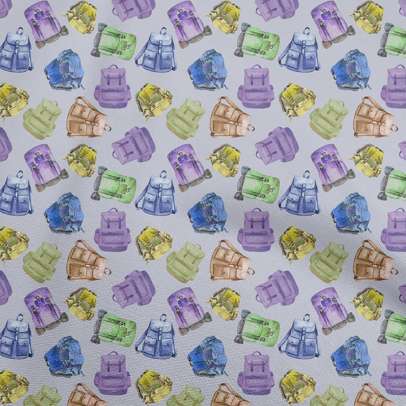 oneOone Polyester Spandex Purple Fabric Travel Sewing Craft Projects ...