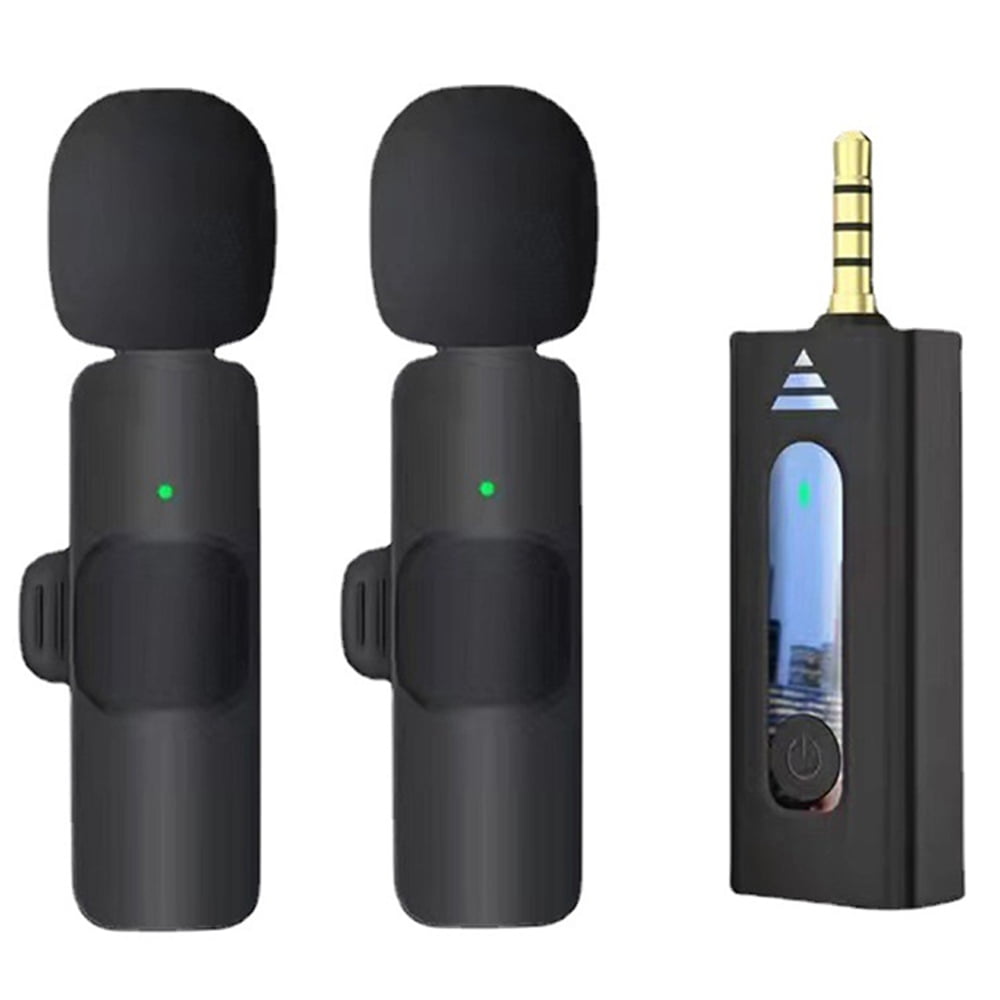 Wireless Microphone for Phone, Camera, Laptop - Clear Audio for Video ...