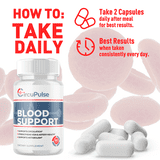 CircuPulse Blood Support Pills Advanced Formula Vitamin Supplement ...