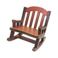 Leileiiiii 1:12/1:6 Doll House Mini Scene Mode Mini Rocking Chair ...