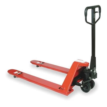 Dayton Pallet Jack,w/Hand Brake,Cap 5500 lb 12U123 - Walmart.com
