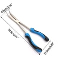 11" Long Nose Fishing Pliers, Straight & Bent Jaws, PTFE Coated ...