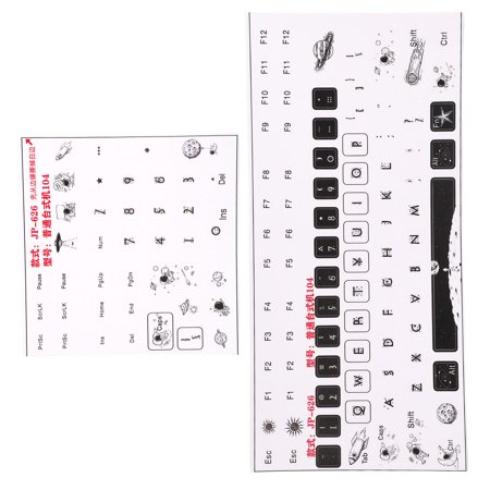 Keyboard Stickers For 84-108 Keys Keyboard,JP-626 Universal Desktop ...
