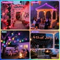 164FT Christmas Lights Outdoor, 35 Colors Changing 500 LED Easter ...