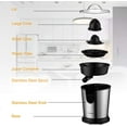 Electric Citrus Juicer, Lemon Squeezer with Stainless Steel, Orange ...