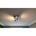 Depuley 4 Light Modern LED Ceiling Spot Light with Square Plate Flush ...