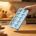 10-Cavity Star Silicone Ice Block Tray for Whiskey Cocktails, Candy ...