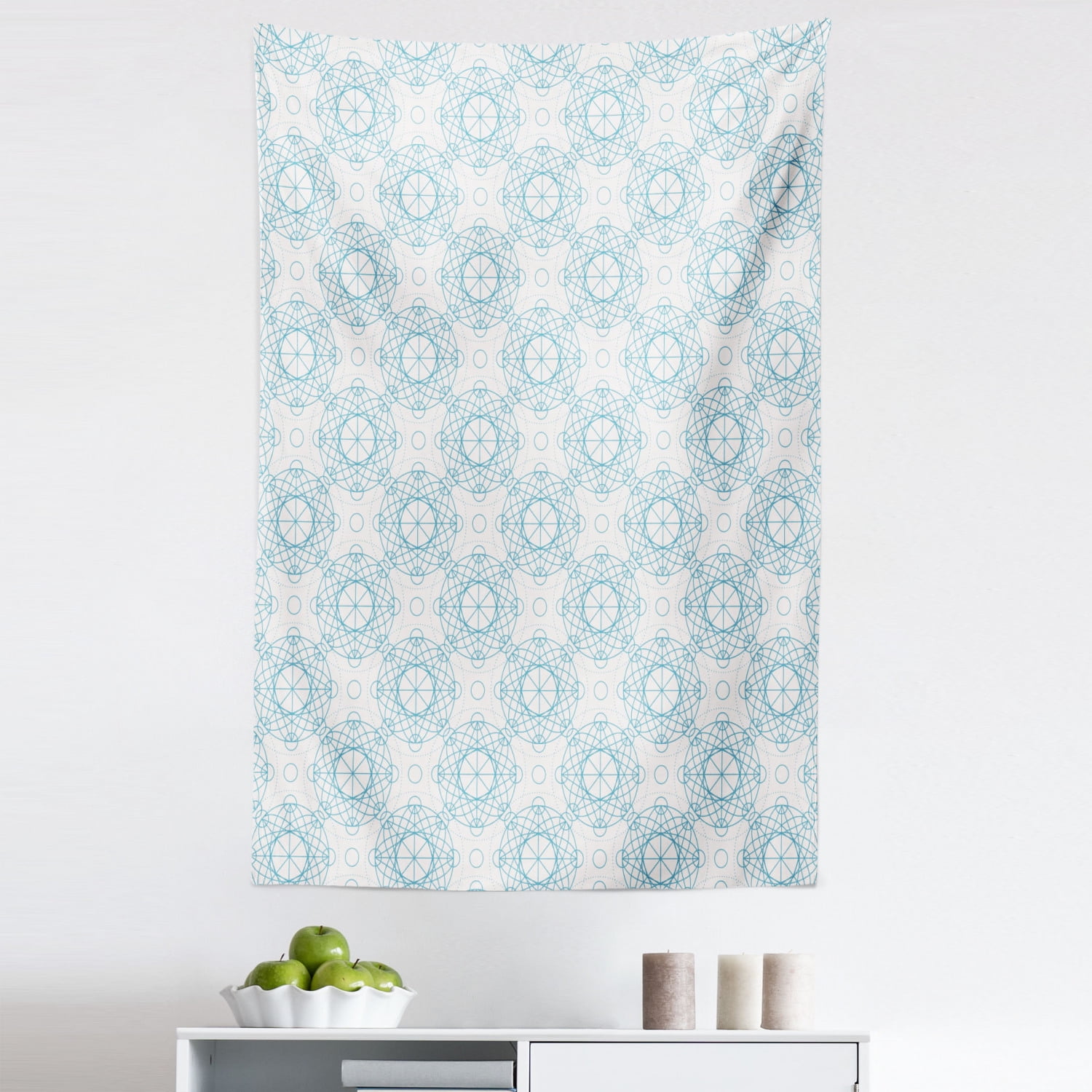 Geometric Tapestry, Abstract Continuous Circular Esoteric Symbolic ...