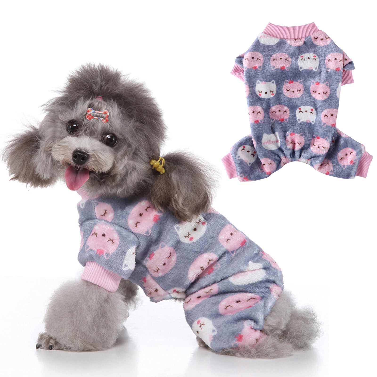 Clearance! Lotpreco Thermal Pet Winter Clothes for Dog Pajamas Cat ...