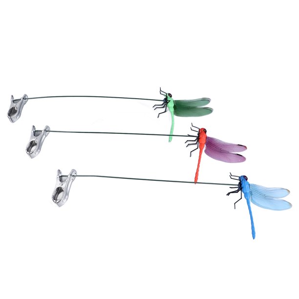 prosthetic Dragonfly Clip, 3D Dragonfly Garden Decor prosthetic Dragonfly Pole Clips prosthetic ...