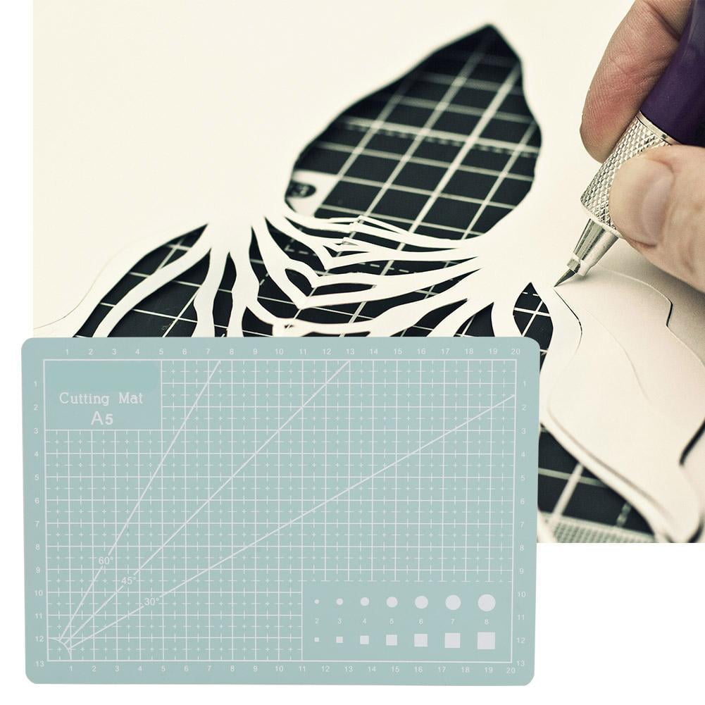 YLSHRF Grid Lines Cutting Board, A5 Cutting Mat,A5 Grid Lines PVC ...