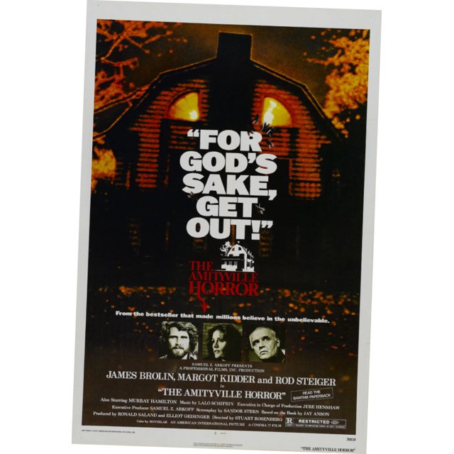 Amityville Horror Movie Poster Print Art Poster 24x36 Multi-Color ...