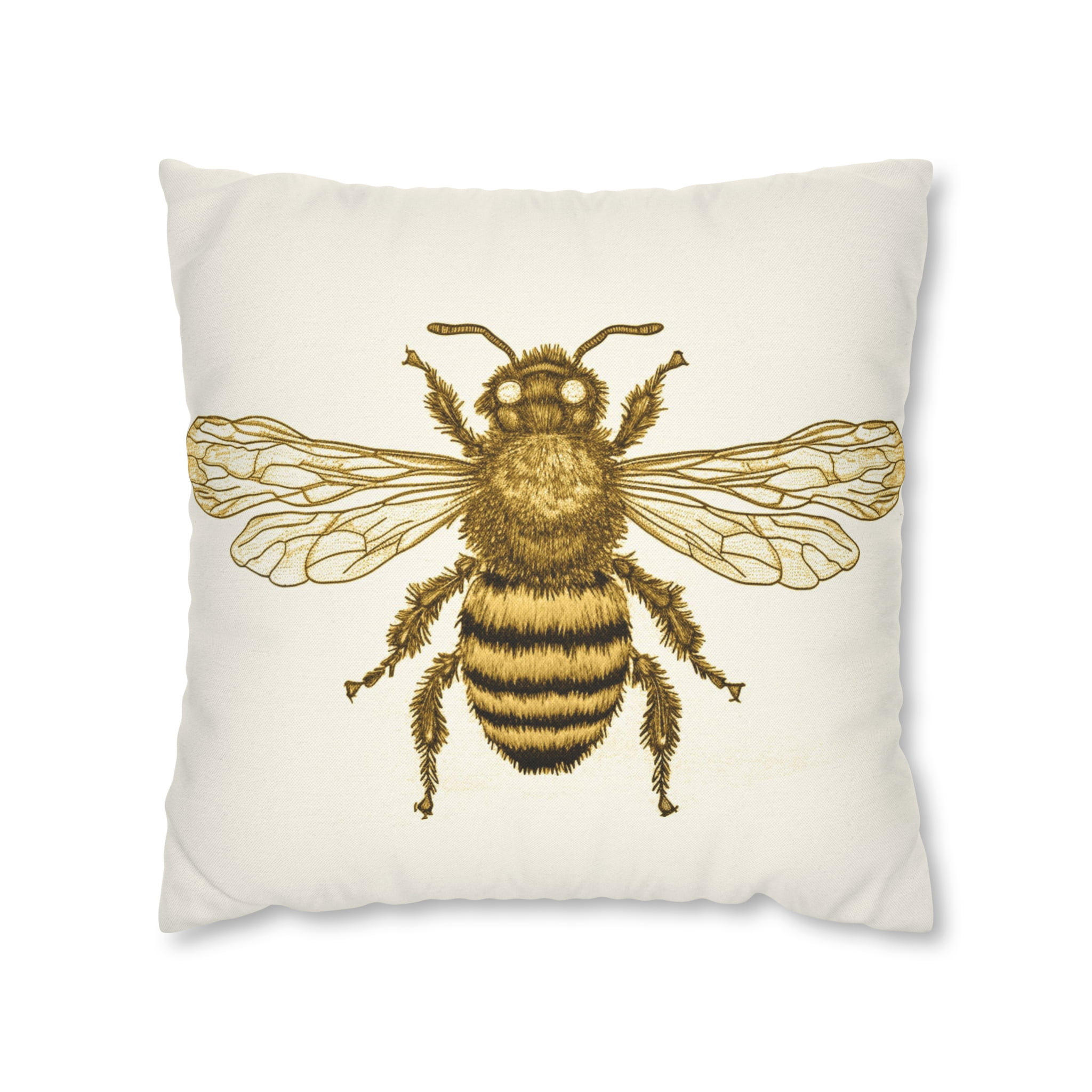 Honey Bee Pillow Case - Nature Inspired Pillow - Summer Decor - Walmart.com