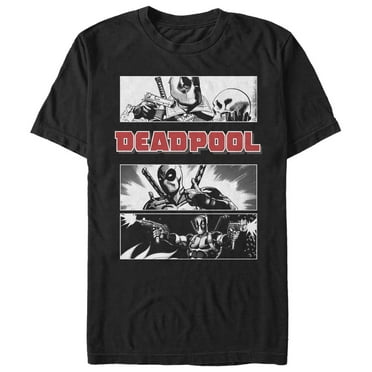 Men's Marvel Deadpool Wanted Poster Graphic Tee Black 4X Large ...