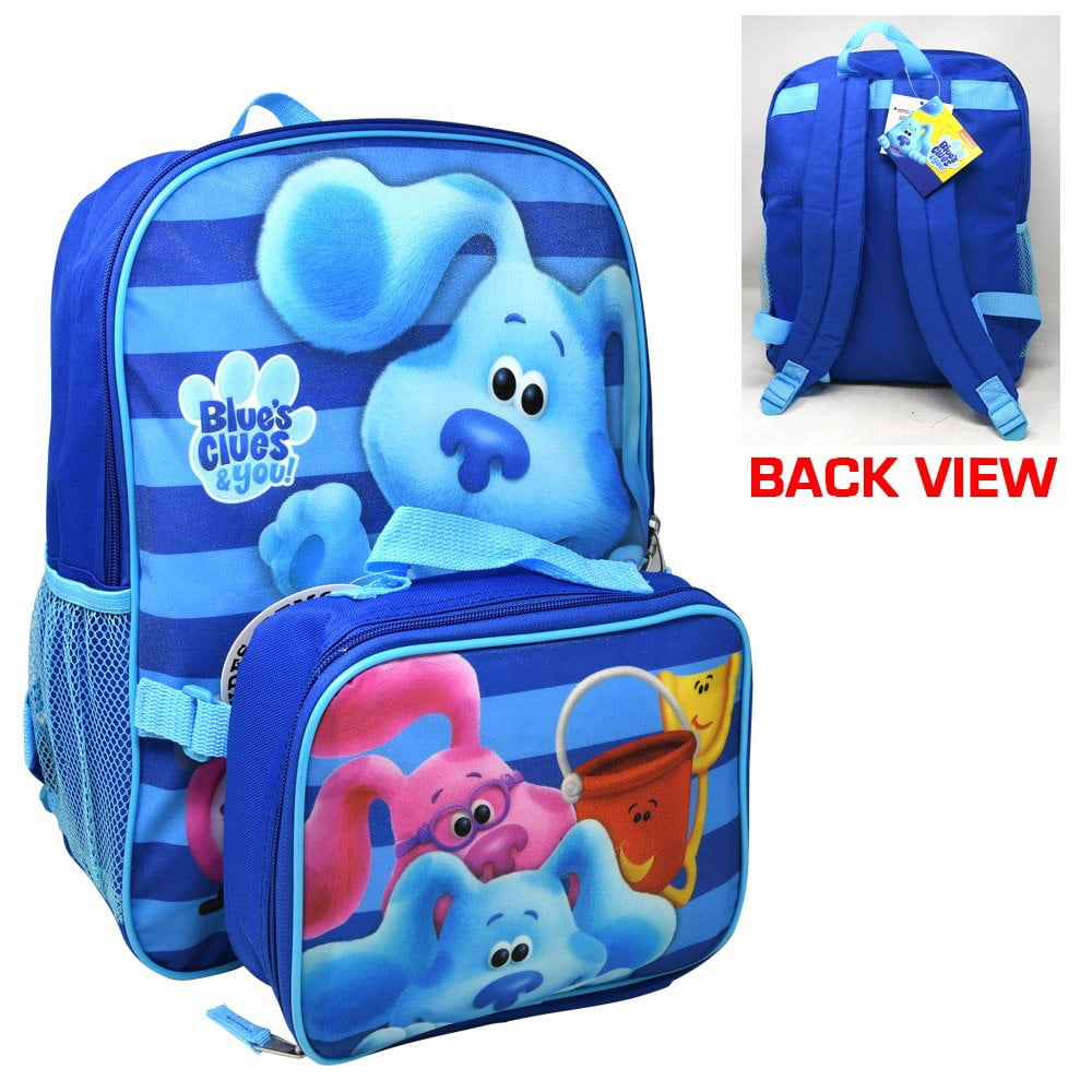 Blues Clues 16" Backpack with shaped lunch bag - Walmart.com
