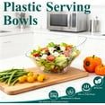 12pack Clear Plastic Serving Bowls for Party,20oz Disposable Serving ...