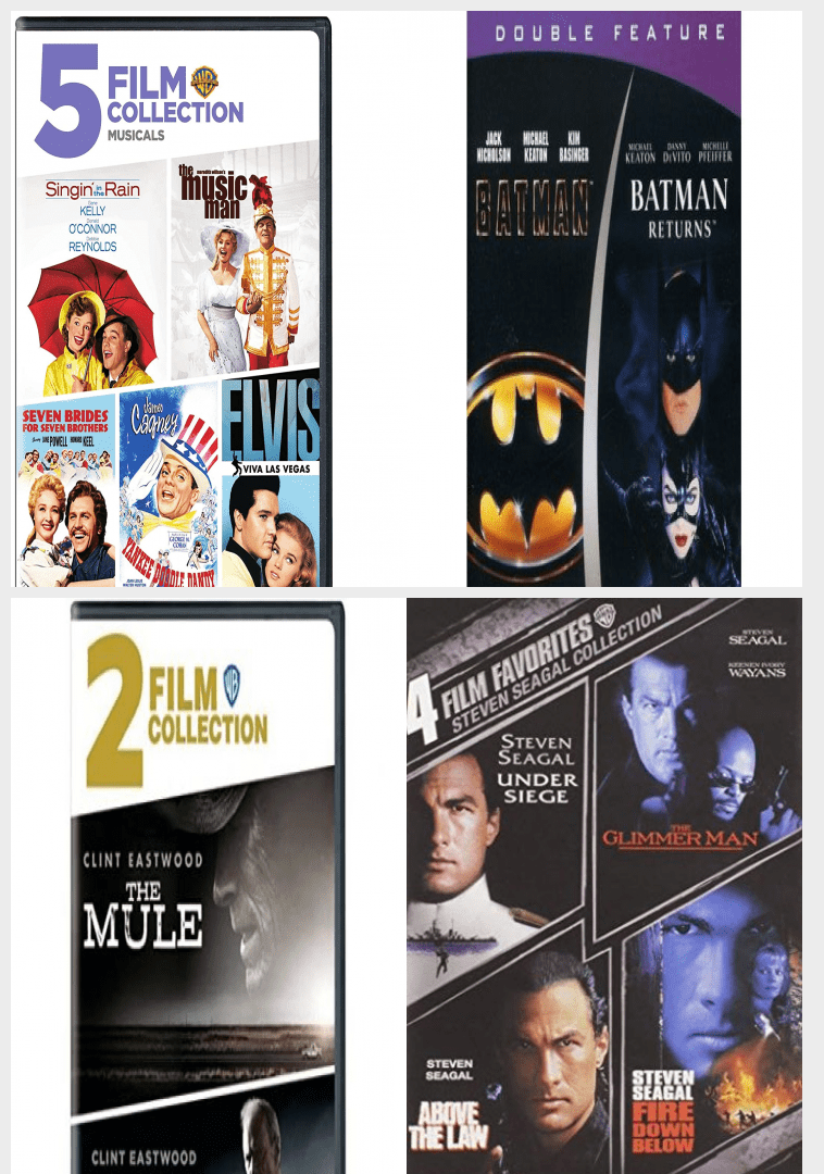 Assorted Multi-Feature Collections 4 Pack DVD Bundle: 5 Movies: Musical ...