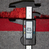 8x10ft Thick Pile Living Room Rug, Dark Red Light Red, Large Geometric ...