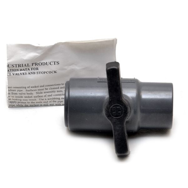 Hayward Boat Water Flow Control Ball Valve | 1 Inch Marine Plastic PVC ...