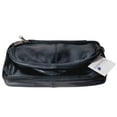"Texcyngoods Mens Genuine Leather Shaving Kit Bag, Black, Travel ...
