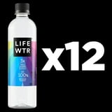 LIFEWTR Balanced Pure Life Purified Drinking Water, 16.9 fl oz, 12 Pack ...