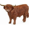 Schleich Farm World Highland Bull Figurine - Realistic & Durable ...