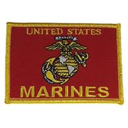 United States Military Patch, USA Marine Corps Logo - Embroidered Sew ...