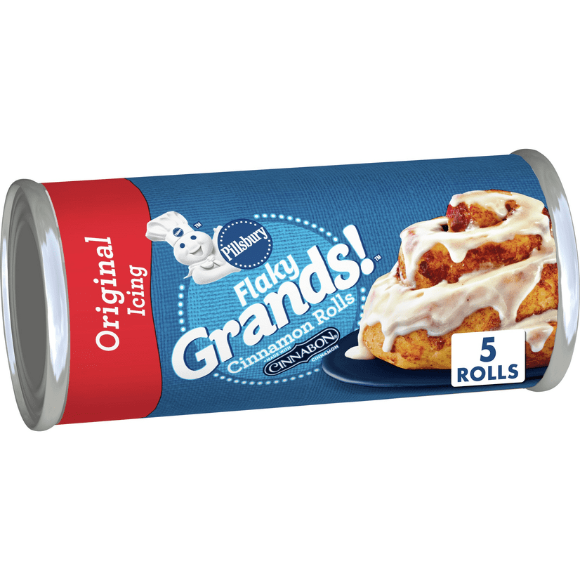 Pillsbury Flaky Grands! Original Cinnamon Rolls, Cinnabon Cinnamon 5 ct ...