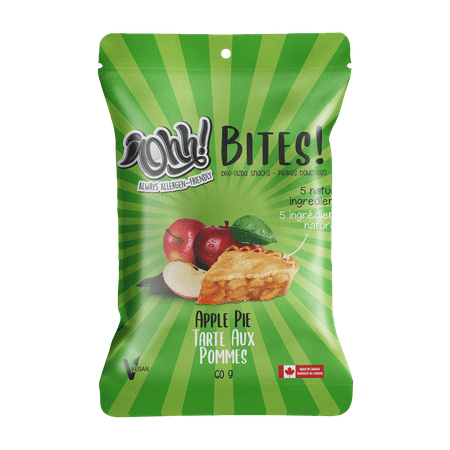 Ohh! Foods Apple Pie Snacking Bites (60g), Gluten-Free, Vegan, Wheat ...