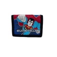Blue Superman Wallet -DC Heroes Trifold Wallet - Walmart.com