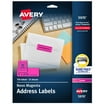 Avery 2"x4" Neon Shipping Labels, Sure Feed, 150 Labels (5978 ...