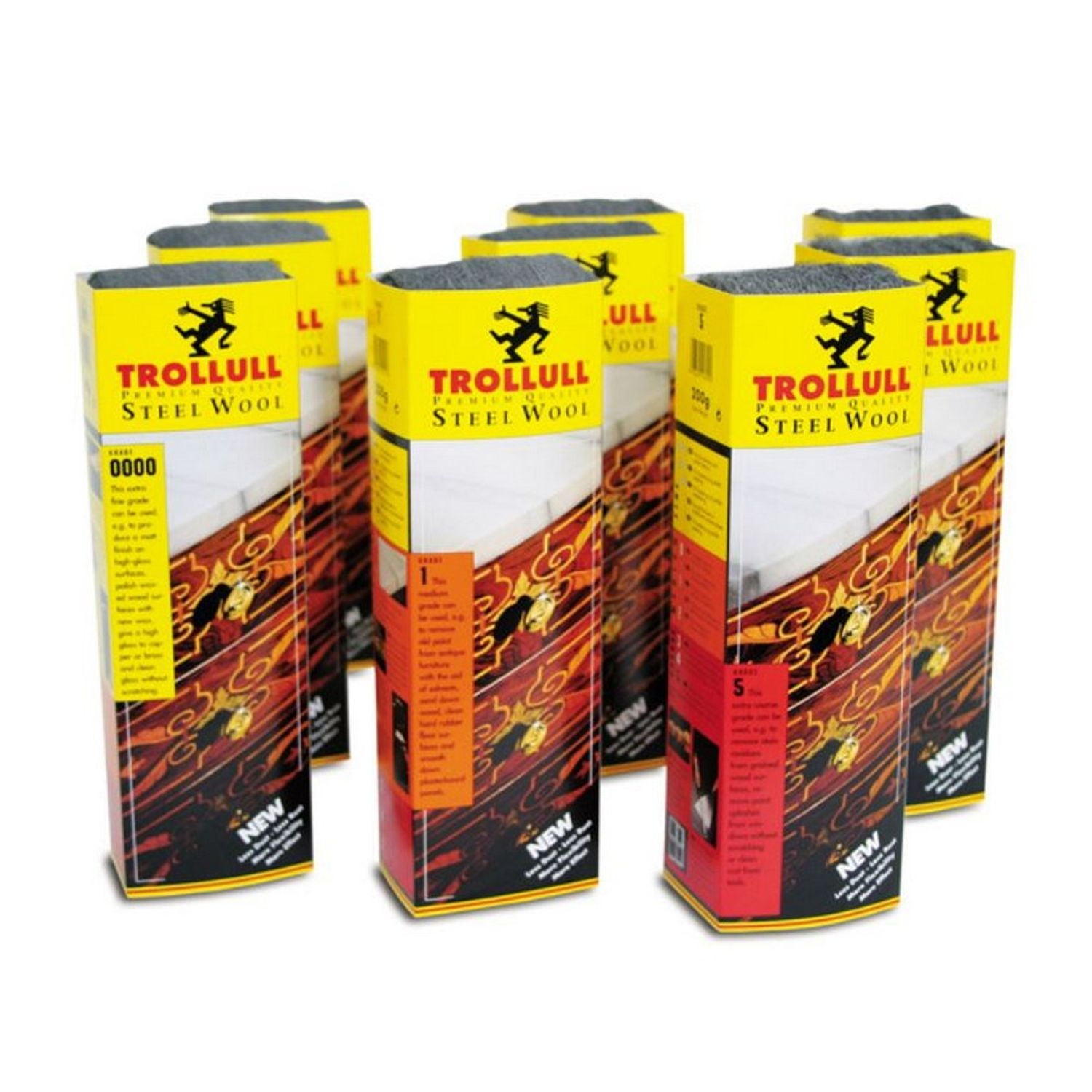 Click here for Trollull Grade 000 Steel Wool Rolls One Size prices