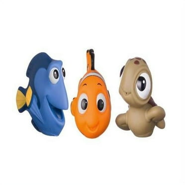 Disney Pixar Finding Nemo Bath Toys, Nemo, Dory & Squirt Bath Squirter ...