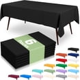 6 Packs Disposable Plastic Tablecloths, 54 x 108 Inch Waterproof ...