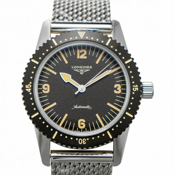 Longines Heritage Skin Diver Automatic Black Dial Men's Watch L28224566 ...