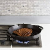 Lodge 12-inch Pre-seasoned Dual Handle Cast Iron Grill Pan for Indoor ...