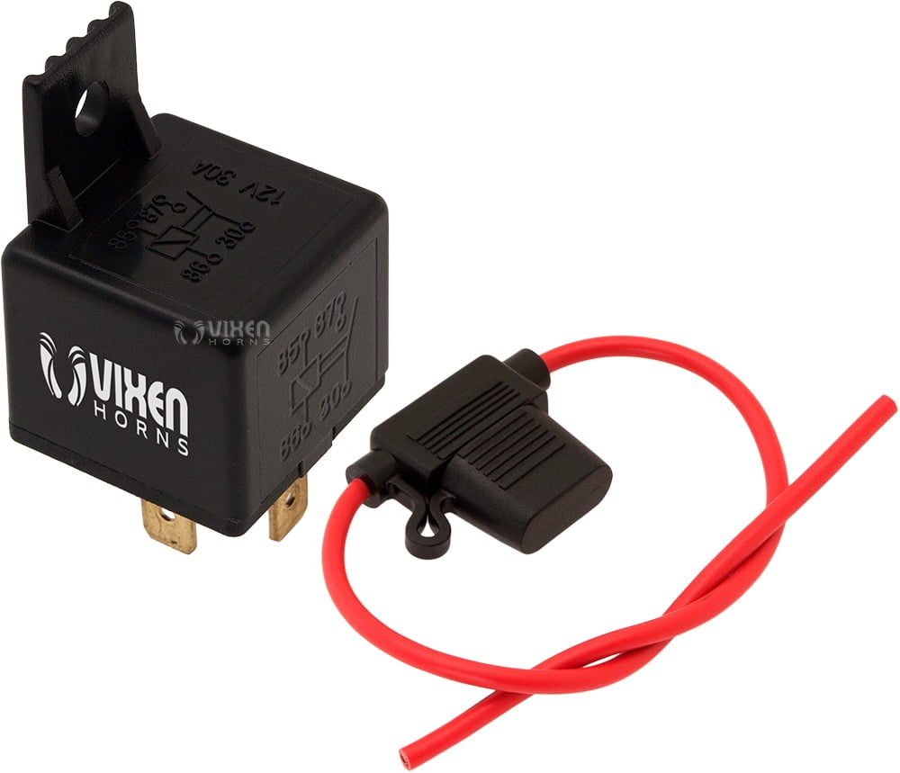 Vixen Horns Train/Air Horn Compressor Installation Kit 30A In-line Fuse ...