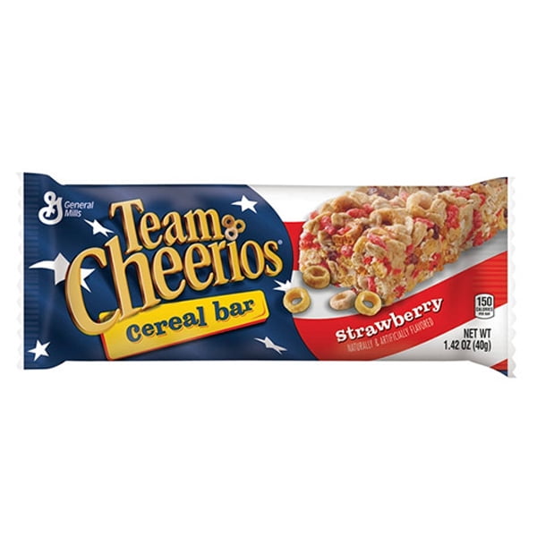 General Mills Team Cheerios Cereal Bars 1.42 Oz pack of 24 - Walmart.com