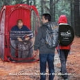 Under the Weather InstaPod Stay Warm & Dry Weather Pod, Black, XL ...