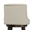 Hillsdale Halbrooke 30 Wood Transitional Bar Stool In Cream Brown