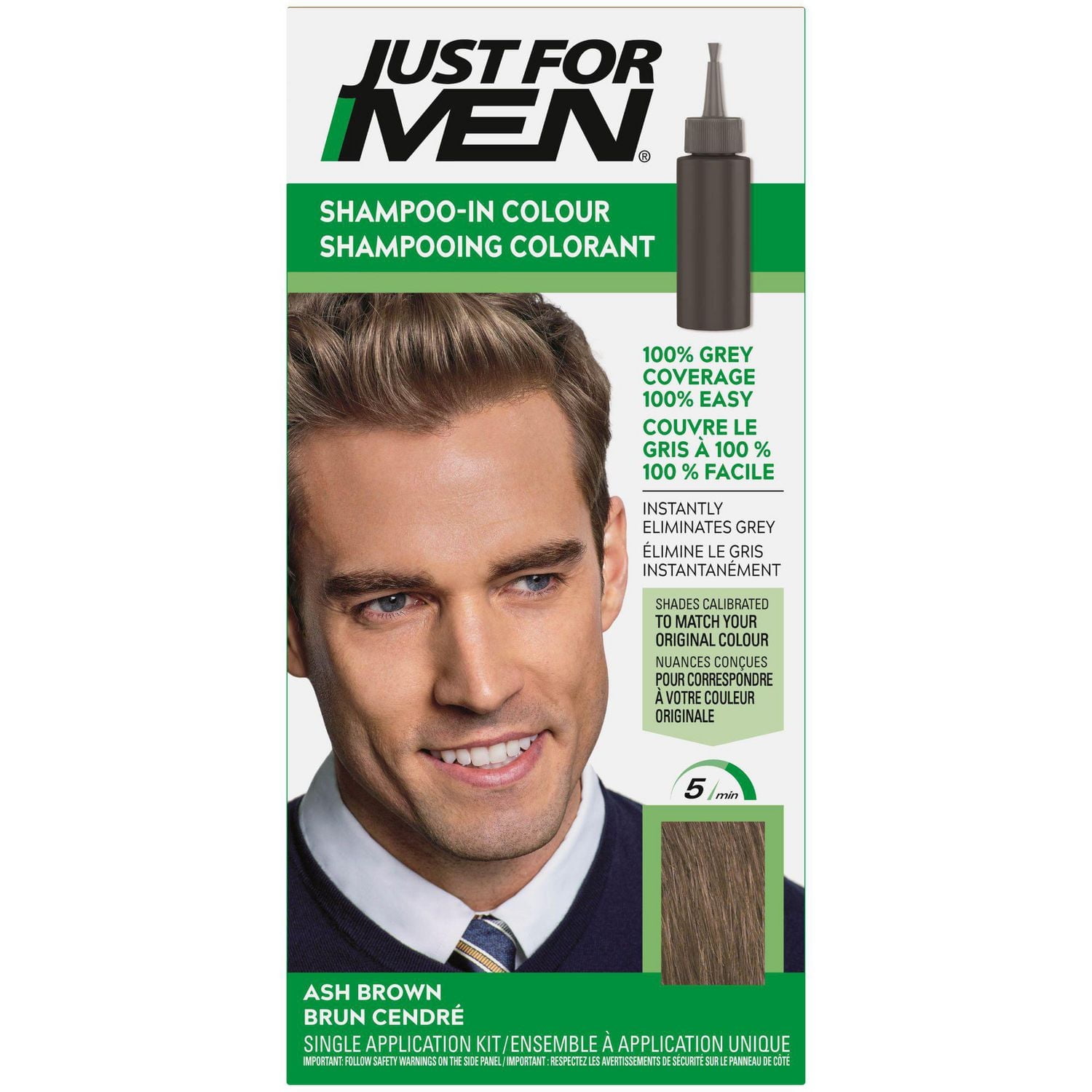 Click here for Just For Men Shampoo-In Colour Ash Brown H-20 prices