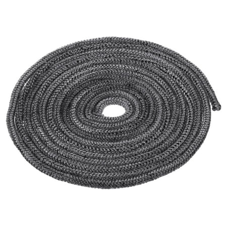 Uxcell 13.12ftx0.24inch Fiberglass Rope, Round Braided Rope High ...